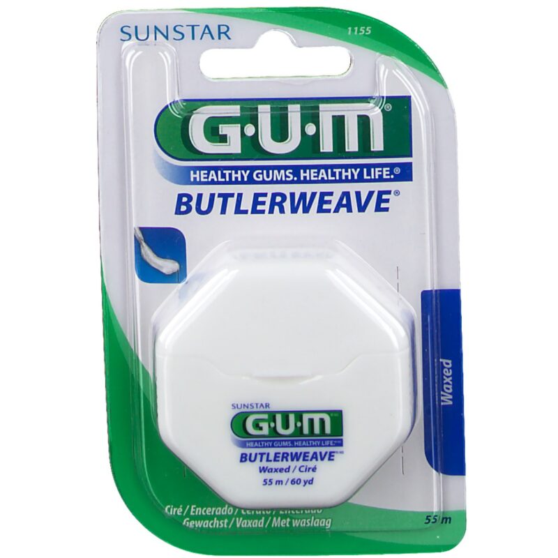 Gum ButlerWeave Filo Interdentale Cerato 55m - Farmaci e Dintorni ...
